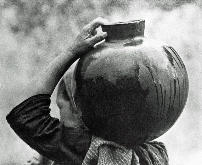 Tina Modotti - Woman with Olla Mexico, ca. 1927 | DBA