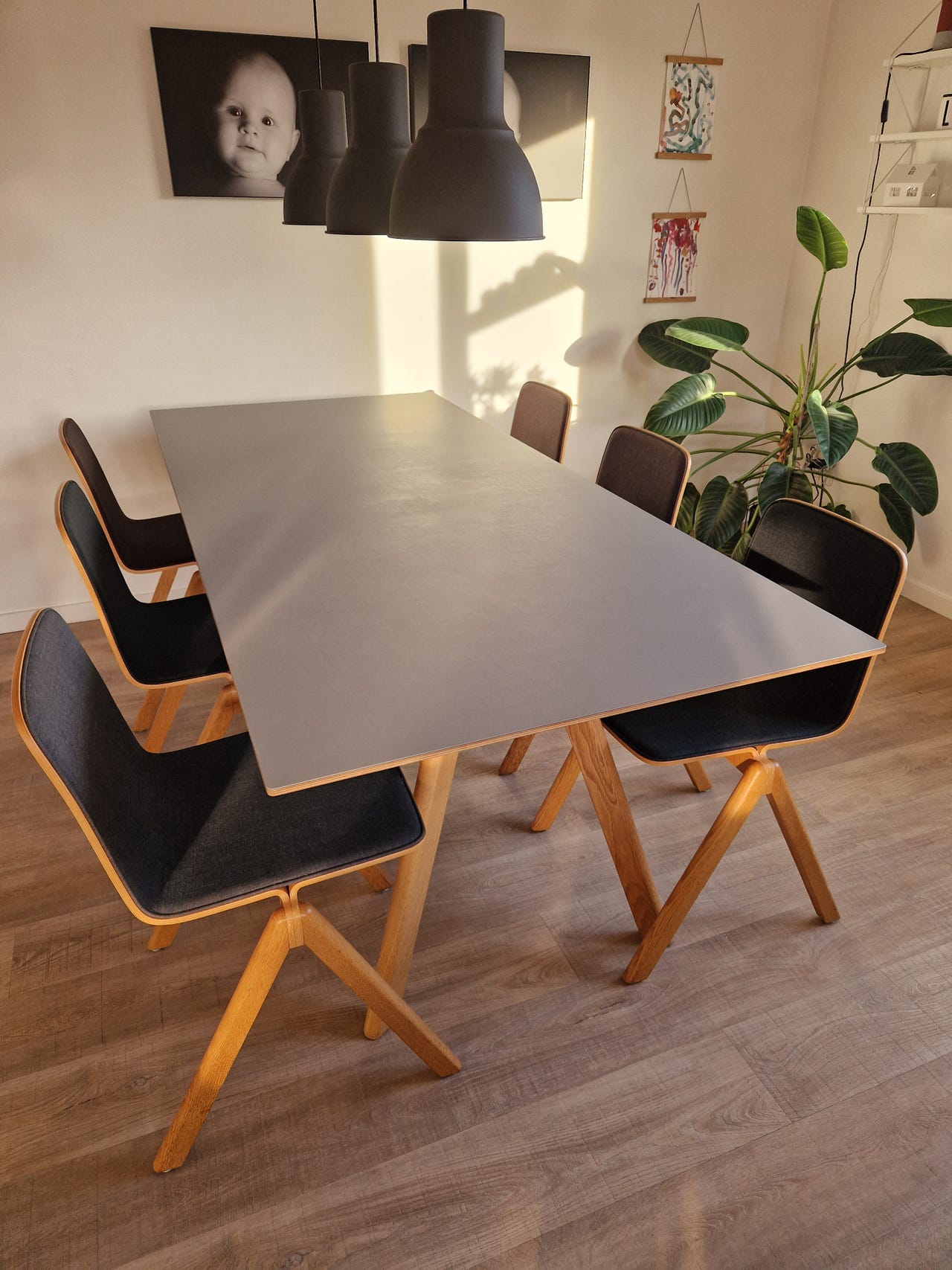 Hay CPH30 spisebord + stole | DBA