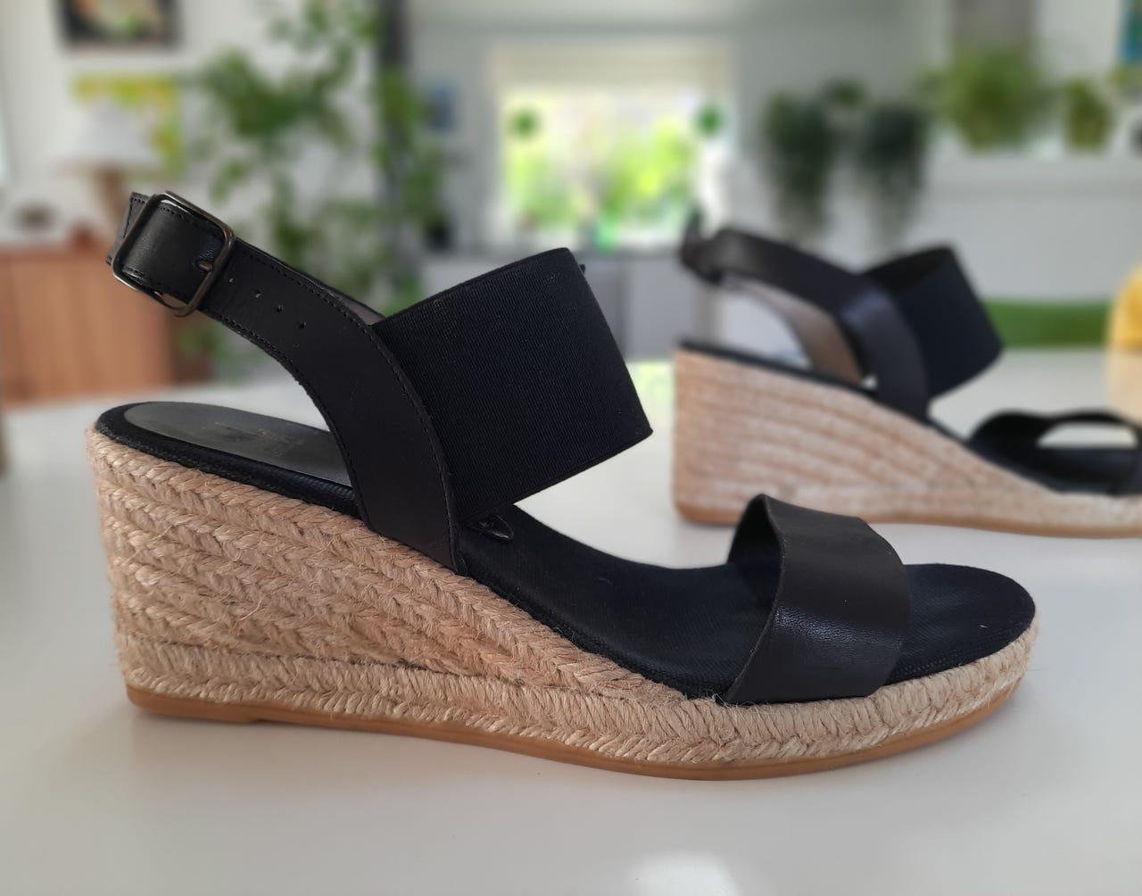 Billi Bi wedges Espadrilles Sort / Natur str 39 som NYE | DBA