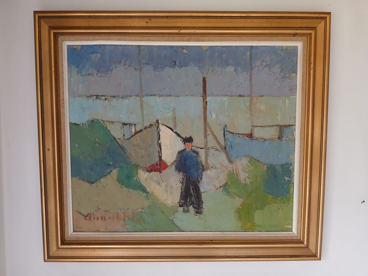 Maleri af fisker af Arnold William Pedersen | DBA