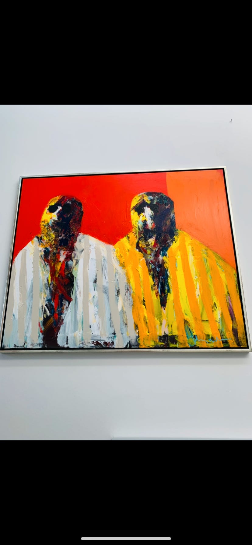 Stort Johnny Madsen maleri | DBA