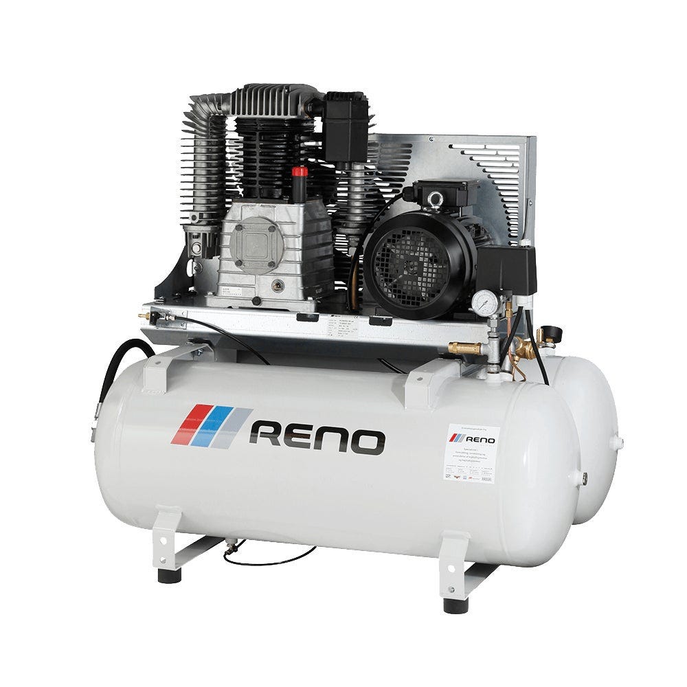 Reno kompressor 7,5 hk - 180 L (2x90L) | DBA