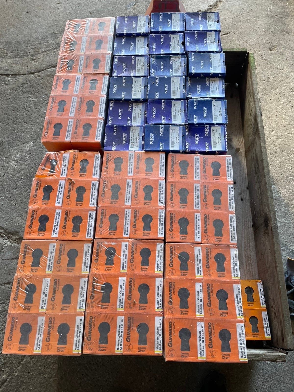 264 kasser skruer | DBA