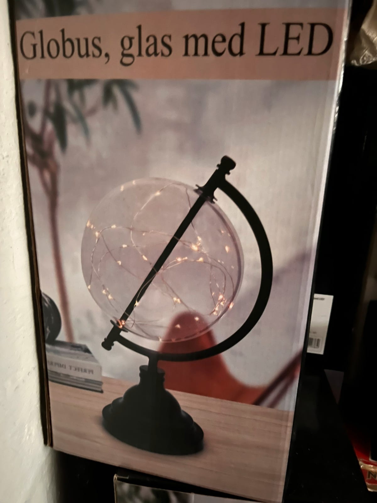 Glas globus med LED lys | DBA