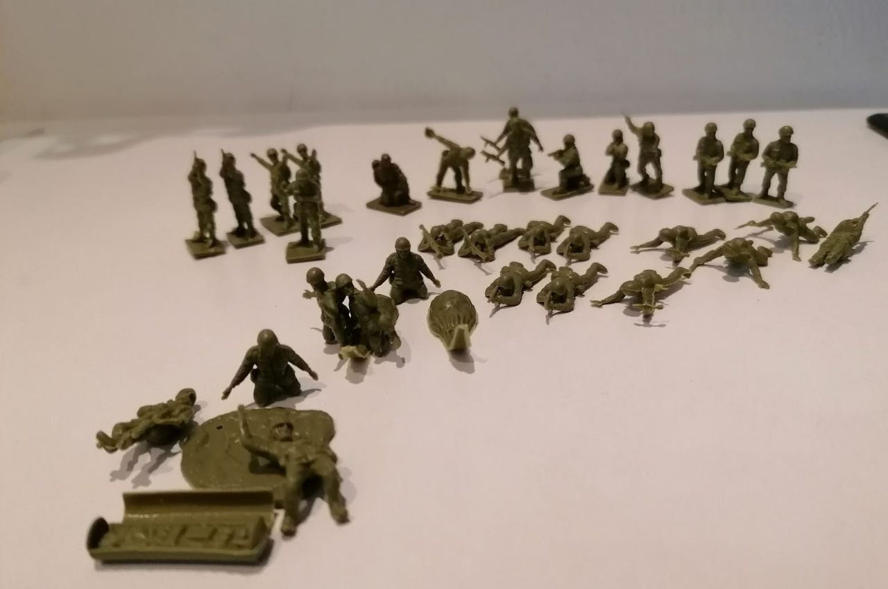 Legetøj, AirFix Engelske faldskærms soldater | DBA