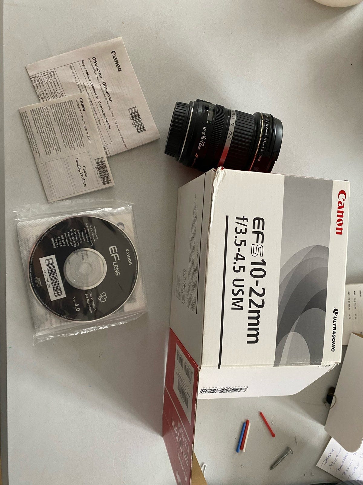 Objektiv, Canon, EFS10-22 mm f/3.5-4.5 usm | DBA