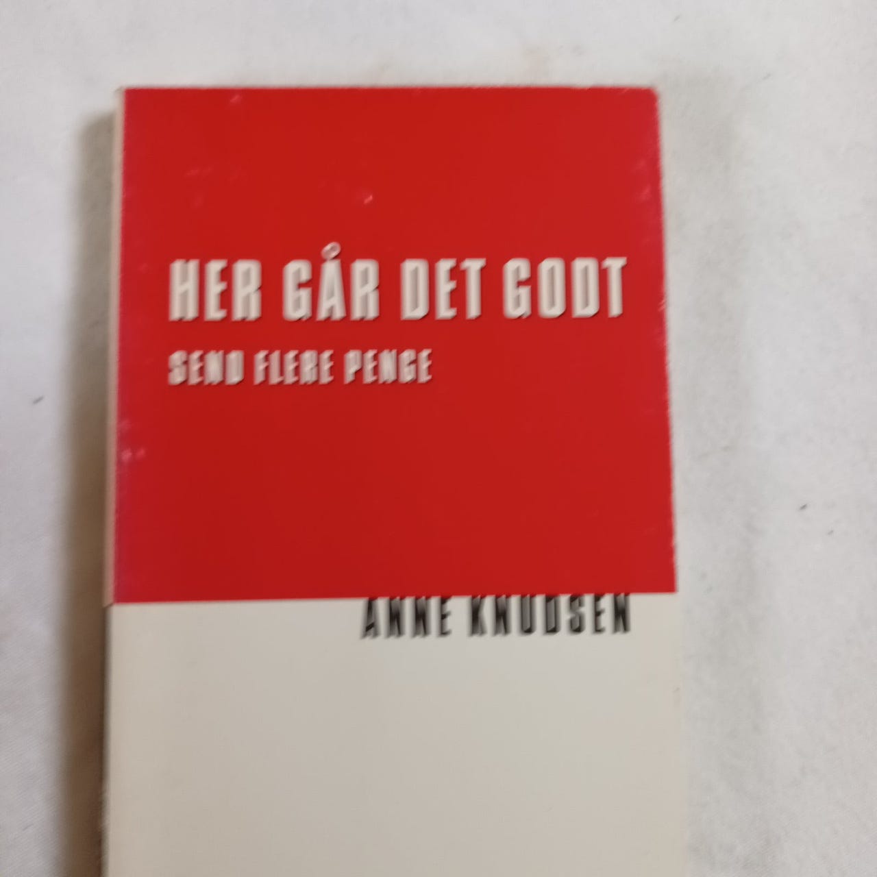 Her går det godt. Send flere penge, Anne Knudsen, emne: sociologi | DBA