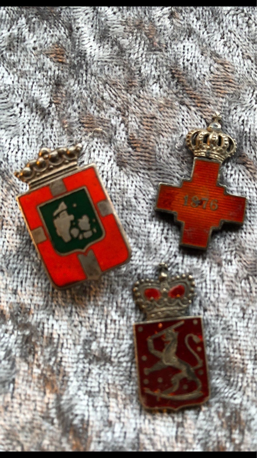 Sjældent Dansk Konge emblem - KUN 1 tilbage | DBA