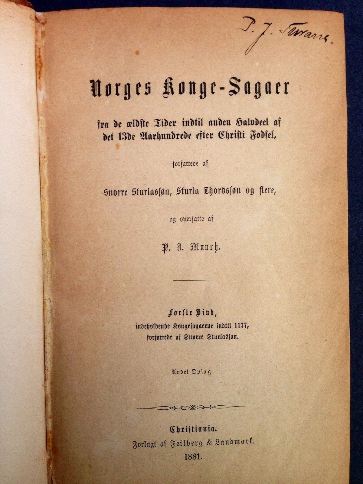 Norges konge-Sagaer fra de ældsteTider , Snorre Sturlasson, genre: drama | DBA