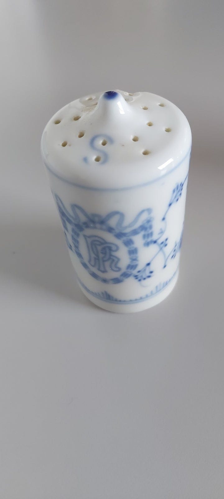 Porcelæn, Musselmalet Saltbøsse, B&G | DBA