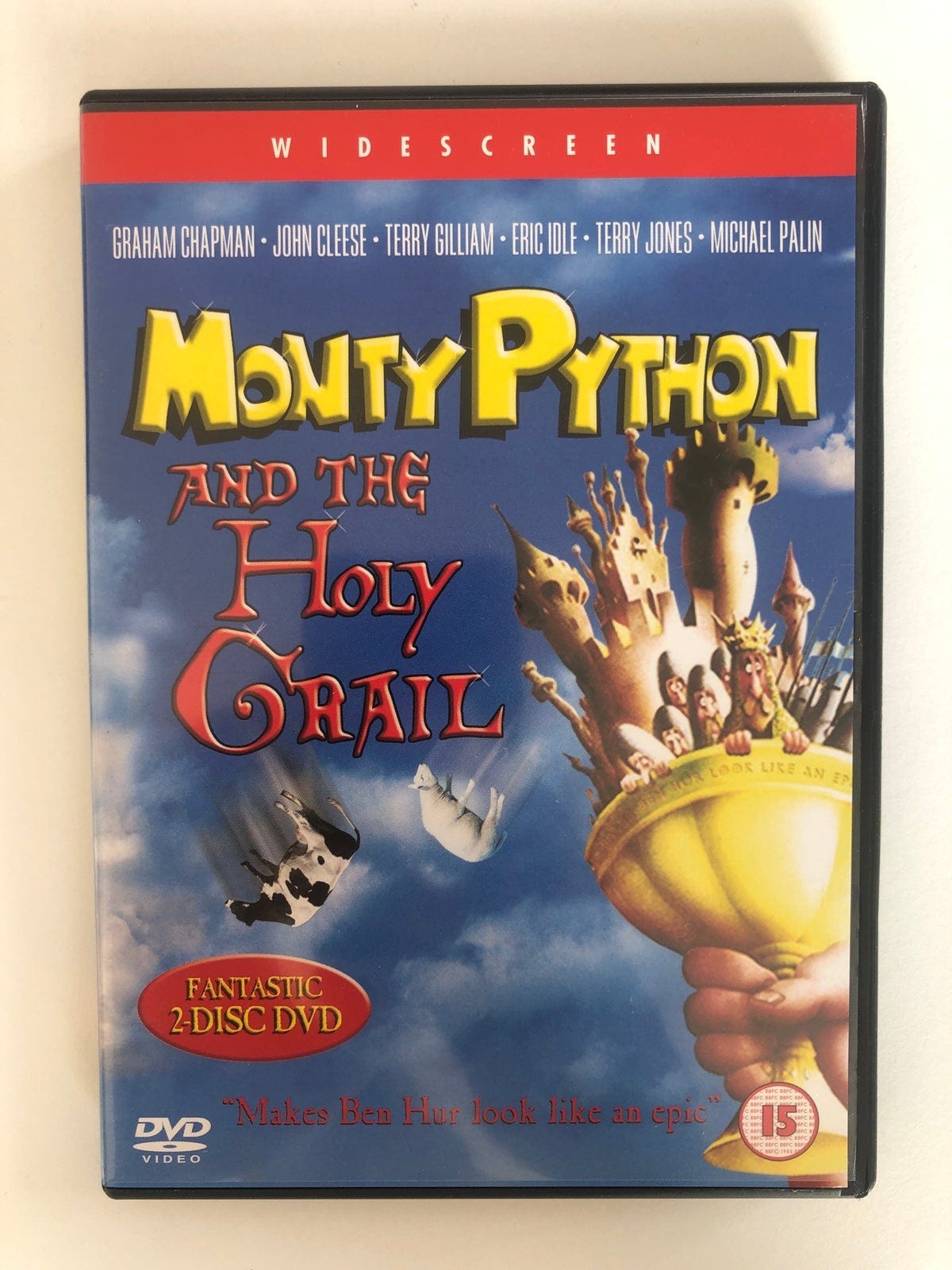 Monty Python and the holy grail, instruktør Terry Gilliam, DVD | DBA