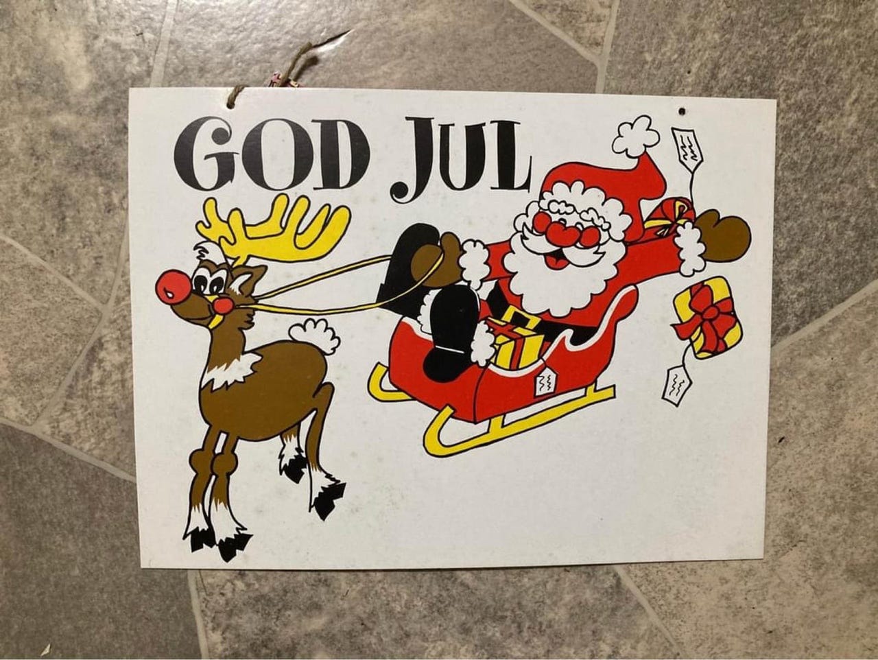 God jul papskilt | DBA