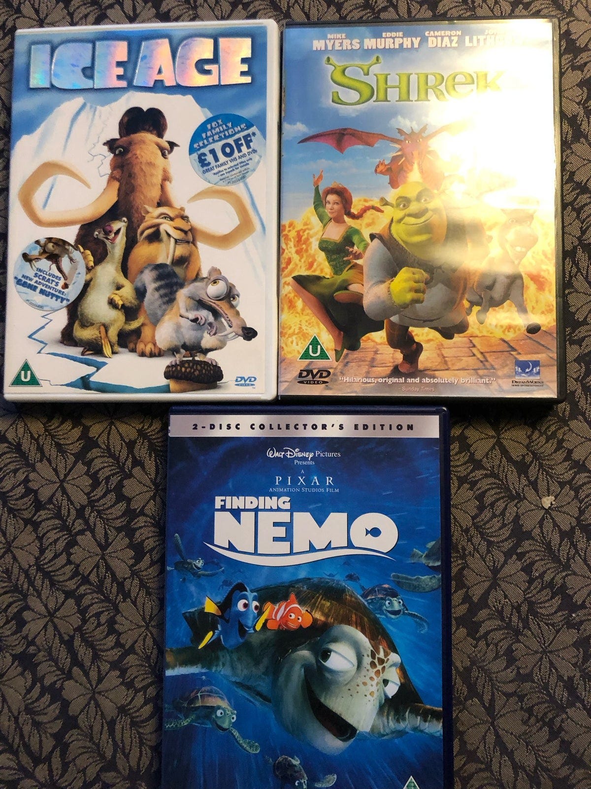 Finding Nemo, Shrek, Ice Age 2 | DBA