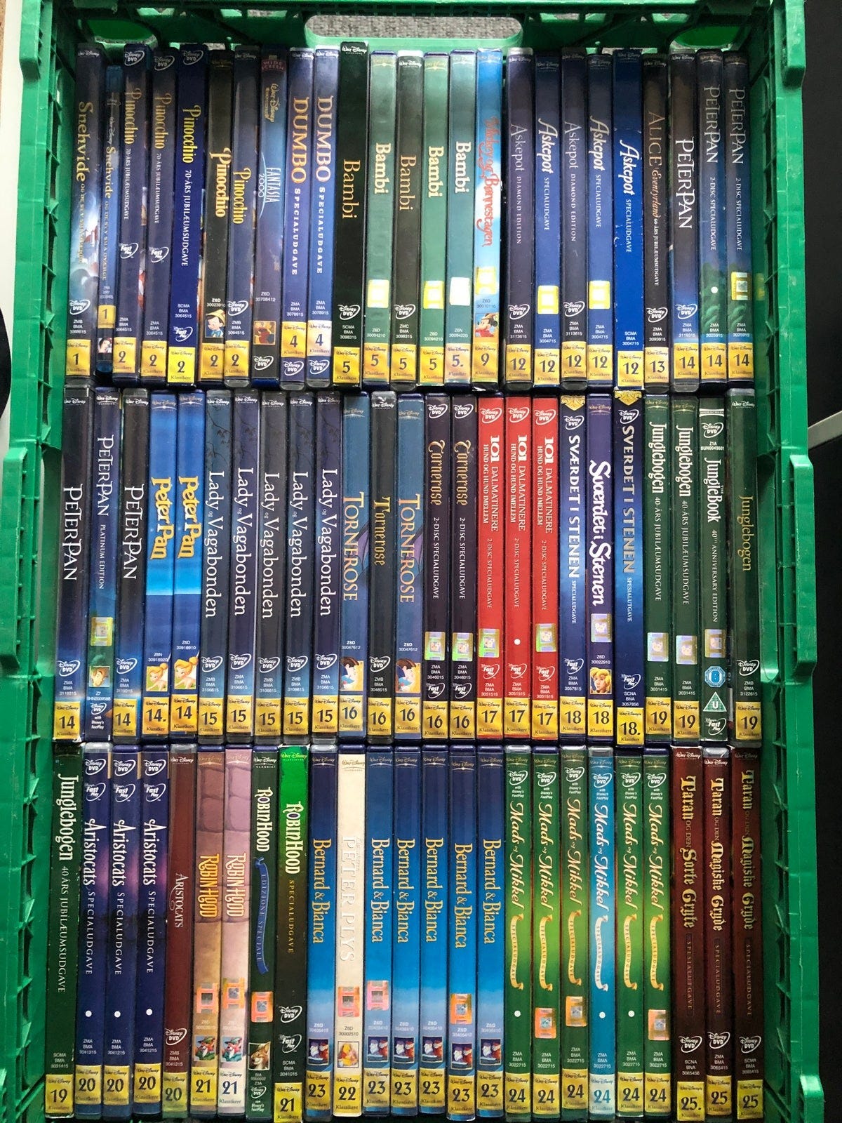 DISNEY KLASSIKERE, instruktør Walt Disney, DVD | DBA