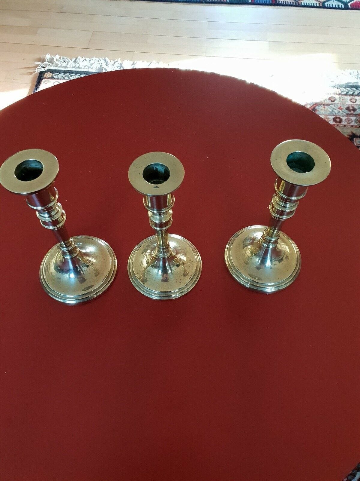 Klassiske MESSING lysestager, Danish handmade | DBA