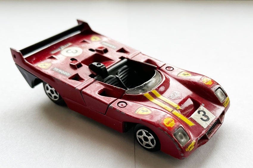 Modelbil, Jet-Car de Norev Ferrari 008, skala 1/43 | DBA