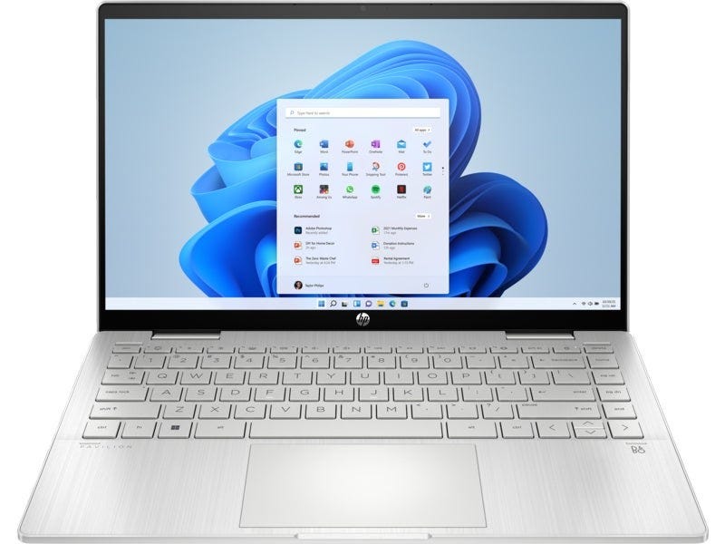 HP HP Pavilion x360 14" 2-i-1, Intel(R) Pentium(R) CPU 4415U a 2.30GHz ...