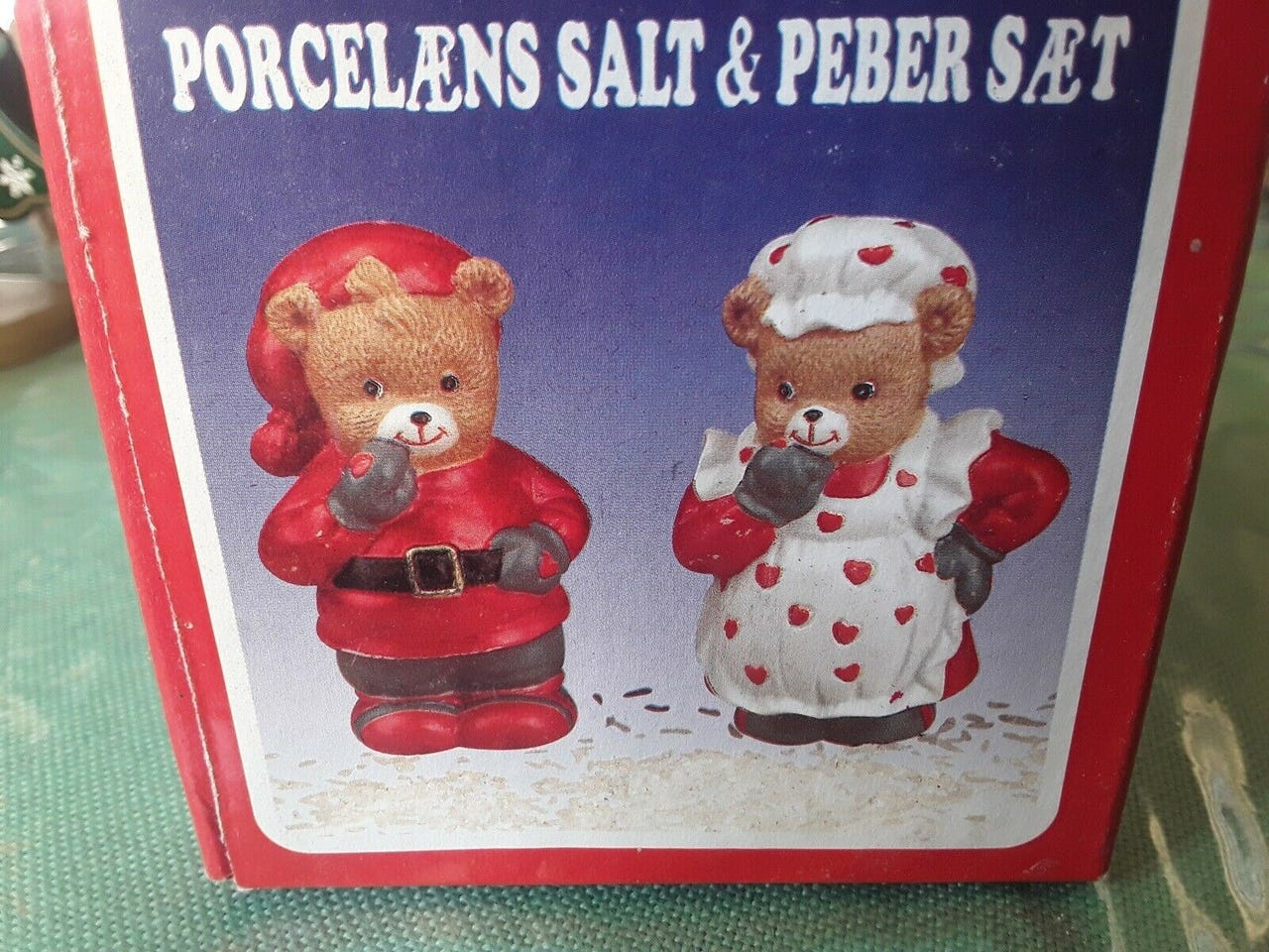 Pobra jule bamse salt og peber sæt. | DBA