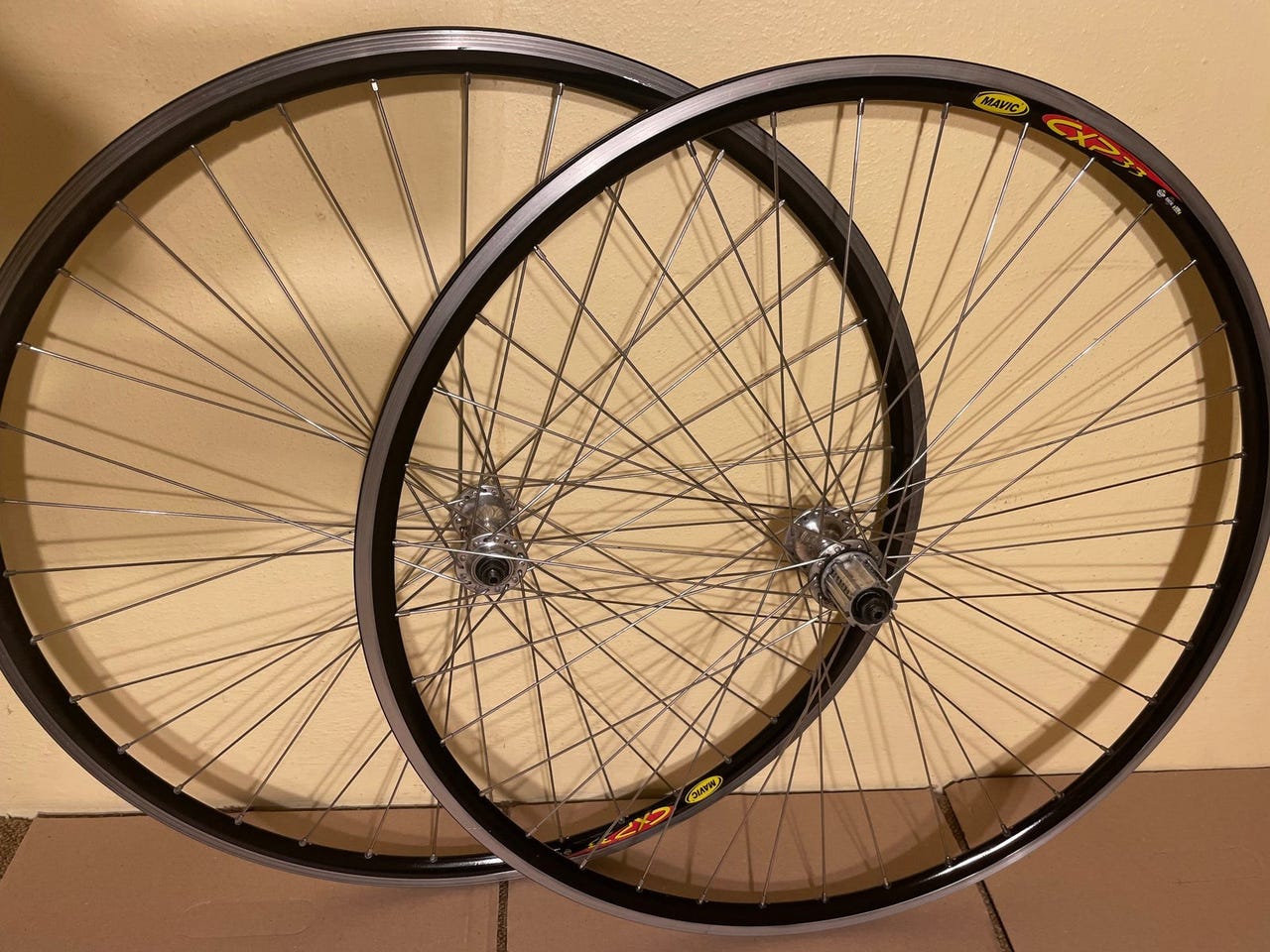 Hjul, Campagnolo Record hjulsæt håndbygget på Mavic CXP | DBA