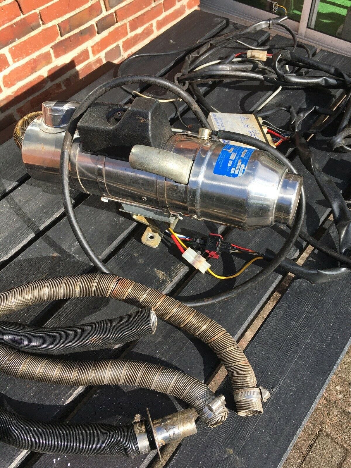 Varme blæser kører på benzin 12v/30w varmer med 3 kWh alle relæer ...