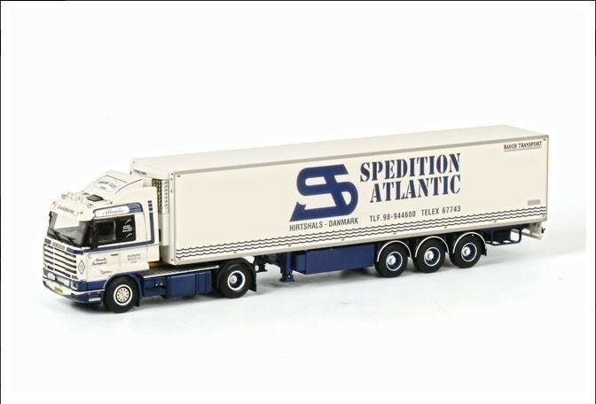 Modellastbil, wsi Rasch Spedition atlantic scania 143, skala 1:50 | DBA