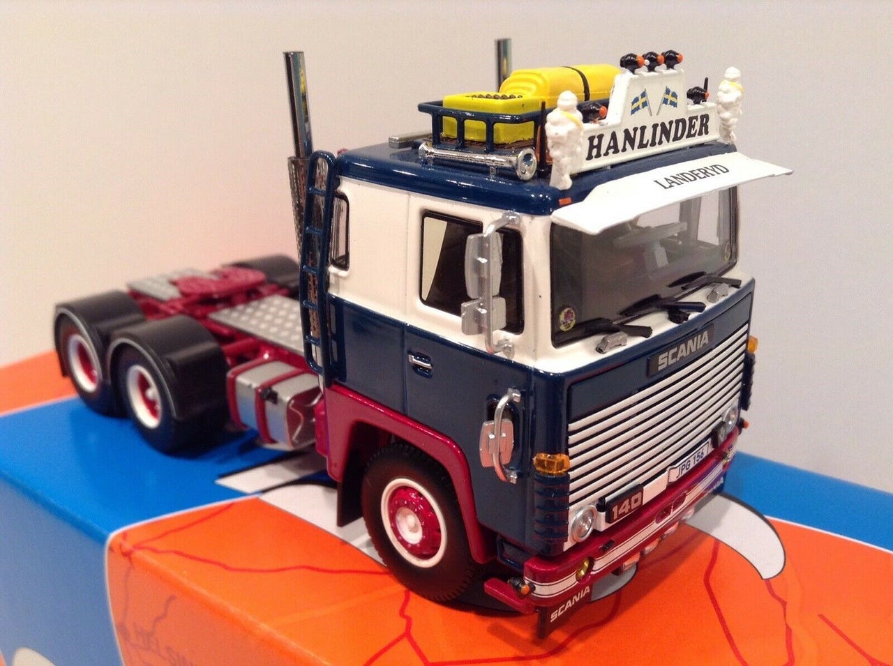 Modelbil, Tekno Scania 140, skala 1:50 | DBA