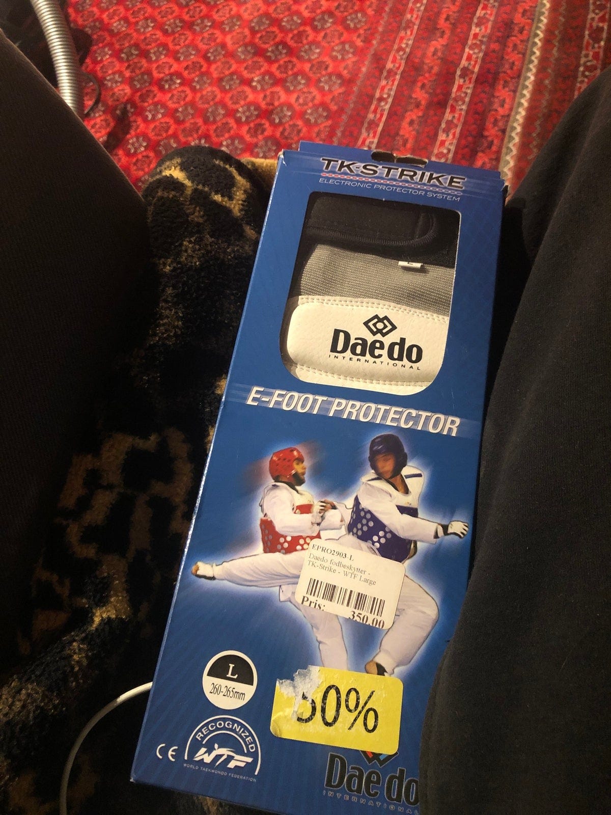 Taekwondoudstyr, E-Foot Protector, Dae do | DBA