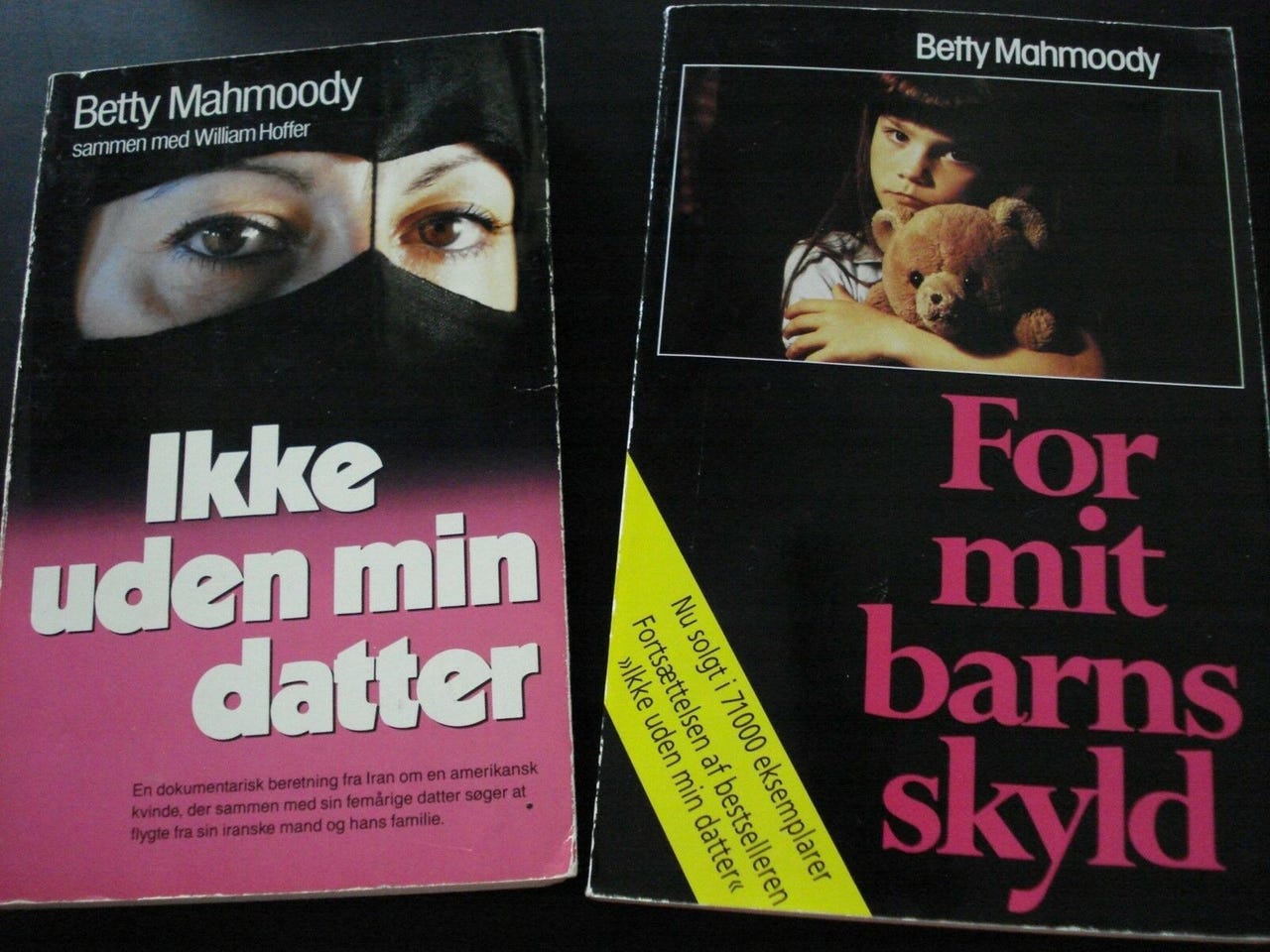 Ikke uden min datter + For mit barns skyld, Betty Mahmoody, genre ...