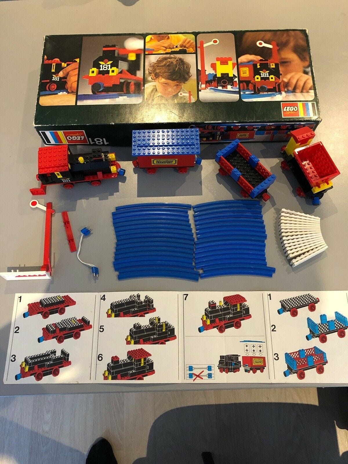 Lego Tog, 181 MED KASSE OG VEJLEDNING | DBA