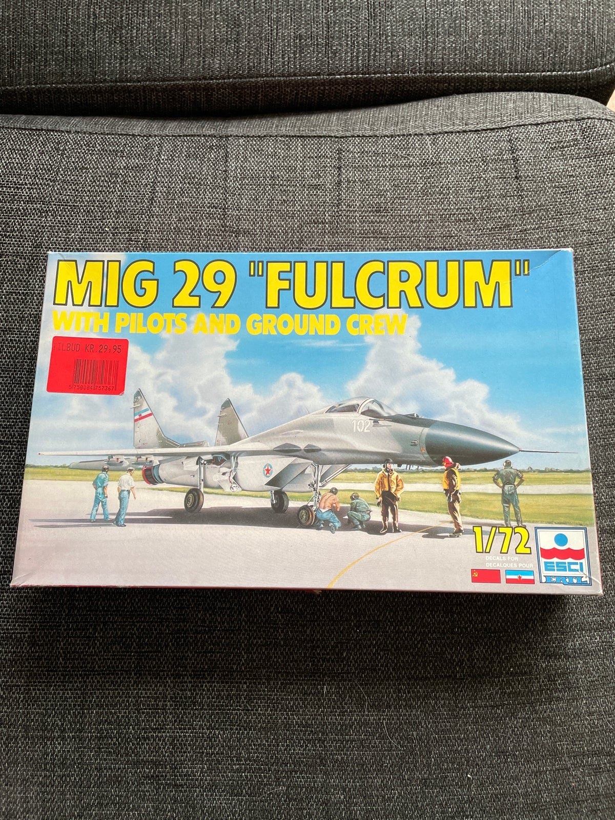 Byggesæt, ESCI / ERTL Mig 29 “Fulcrum” whit Pilot and Ground Crew ...