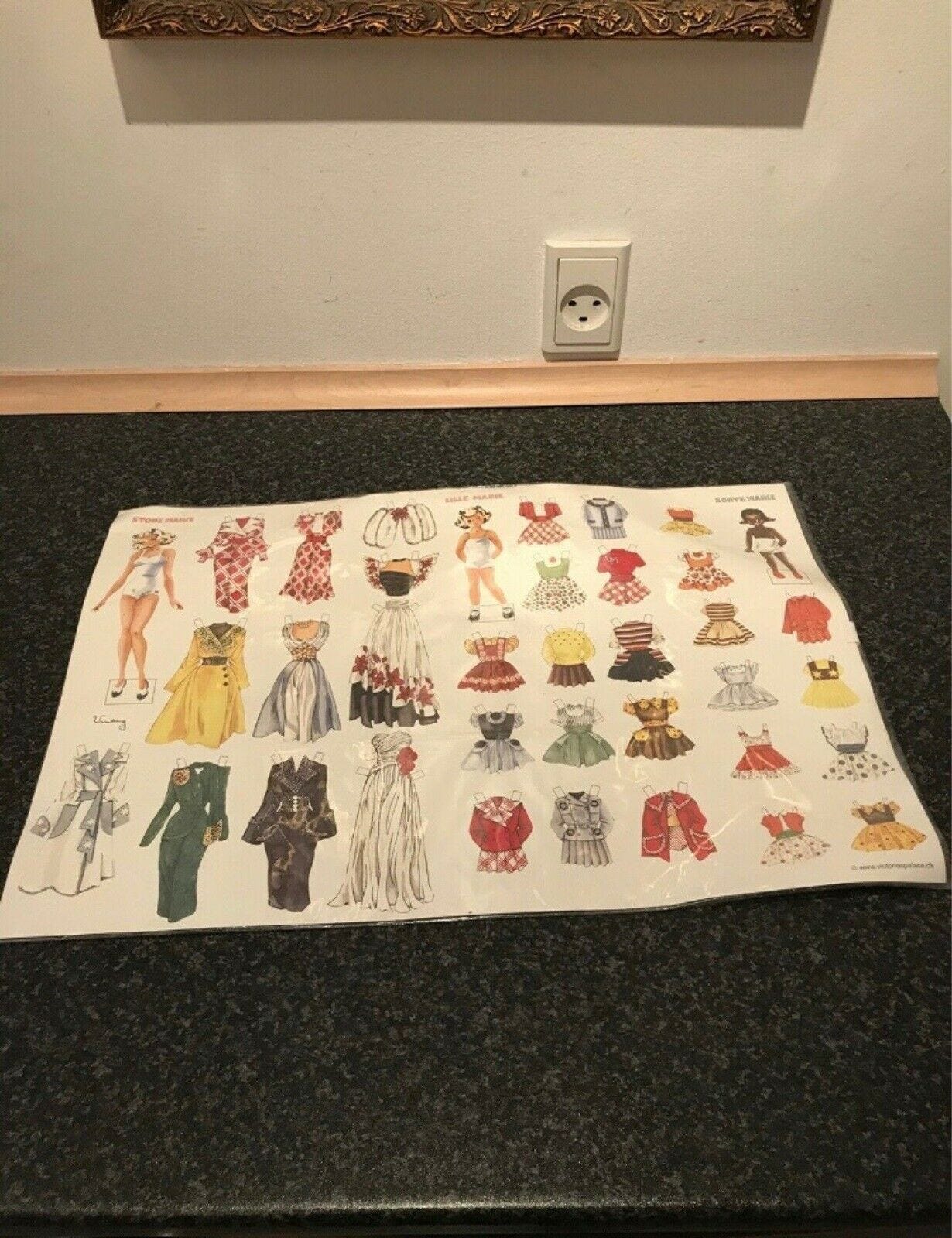 Påklædningsdukker - Store Marie / lille Marie / sorte Marie | DBA