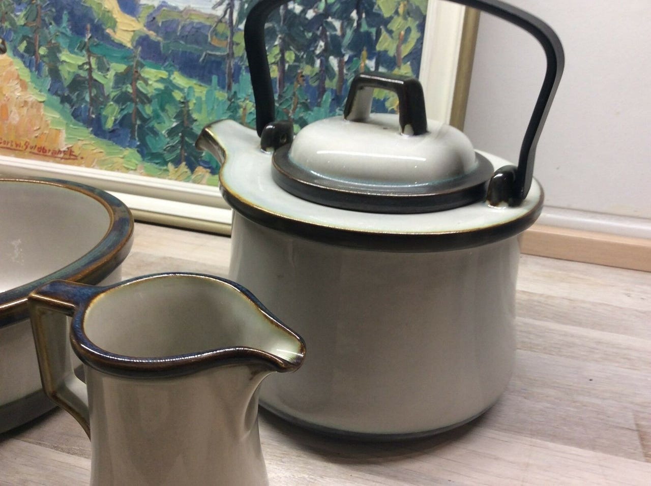 Stentøj, Kaffe Kande / sukker-skål flødekande.. mm., B&G Tema | DBA