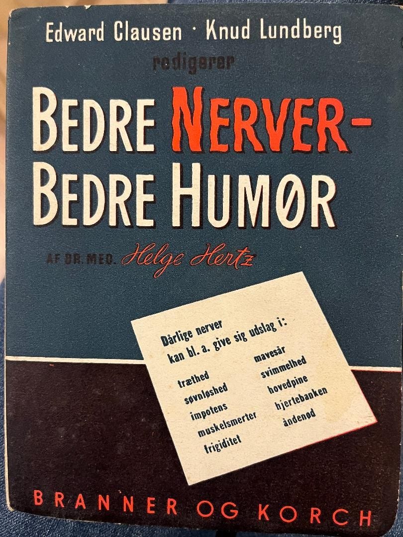 Bedre nerver - bedre humør, Edward Clausen og Knud Lundberg red. Helge ...