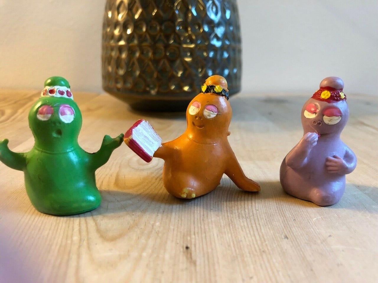 5 Vintage Babapapa figurer | DBA
