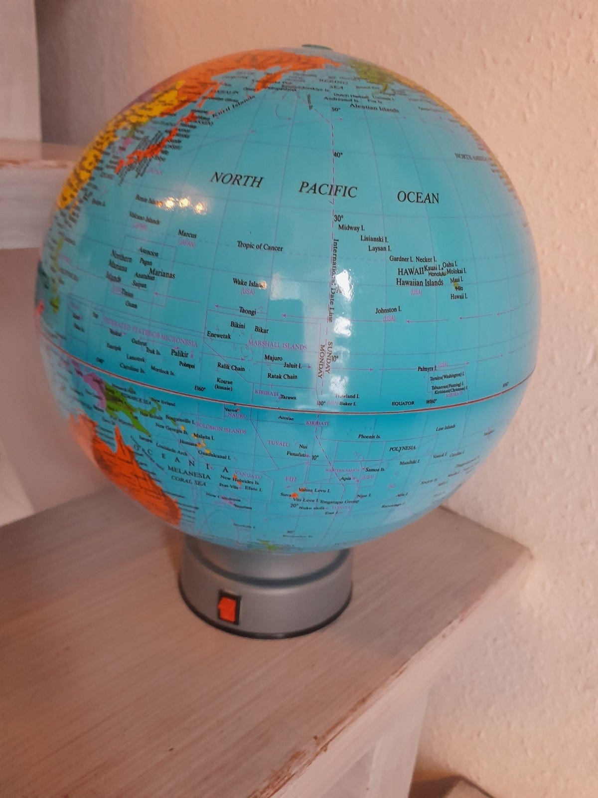 Globus der kan snurre rundt. | DBA