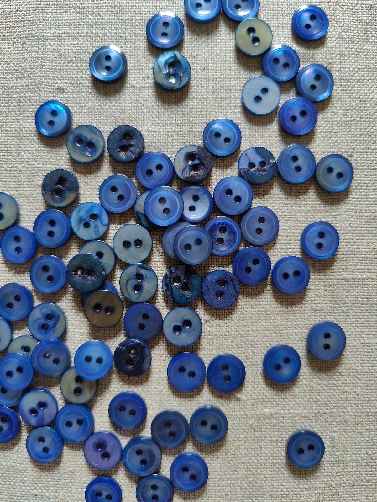 Knapper, Ægte perlemors knapper | DBA