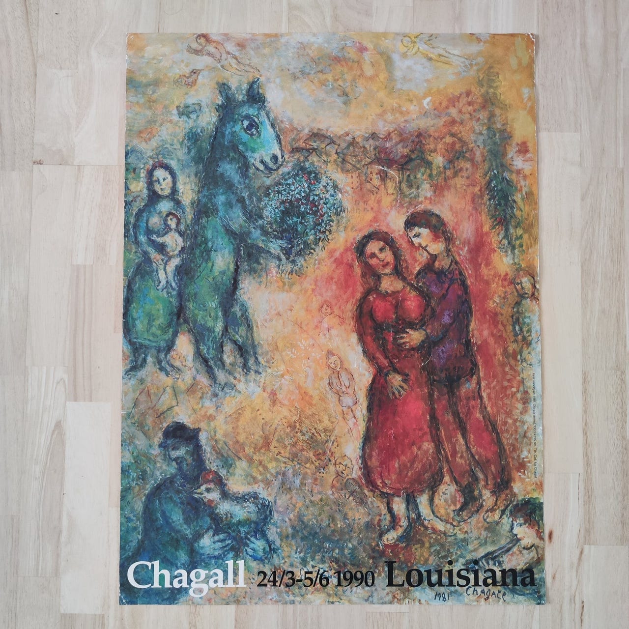 Louisiana Plakat, Marc Chagall, b: 60 h: 84 | DBA