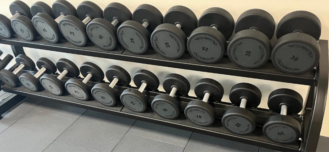 Håndvægte, Dumbbell + Rack, Technogym | DBA