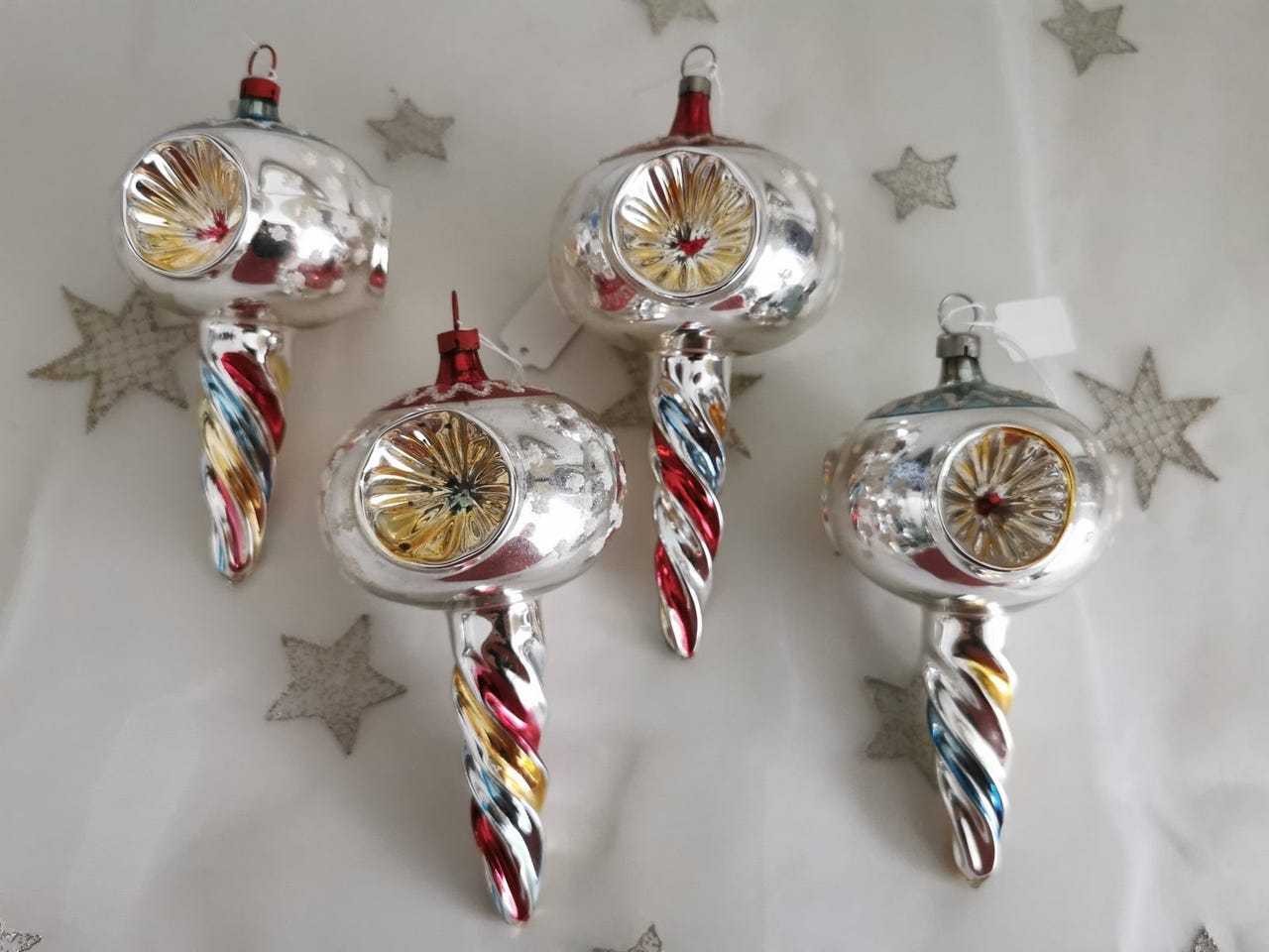 Gammel julepynt aflange kugler | DBA
