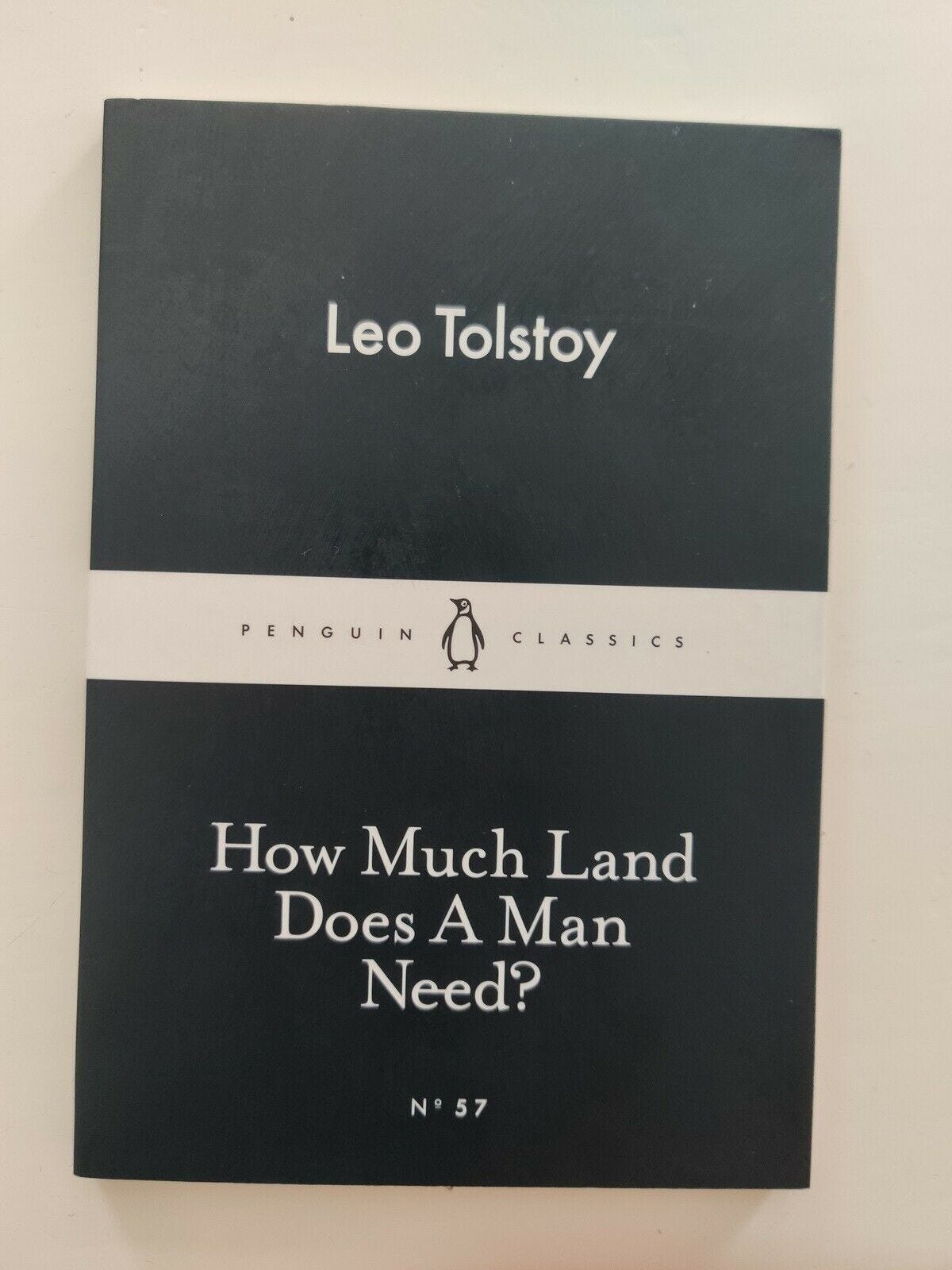 how much land does a man need? - A Confession, Leo Tolstoy, genre ...