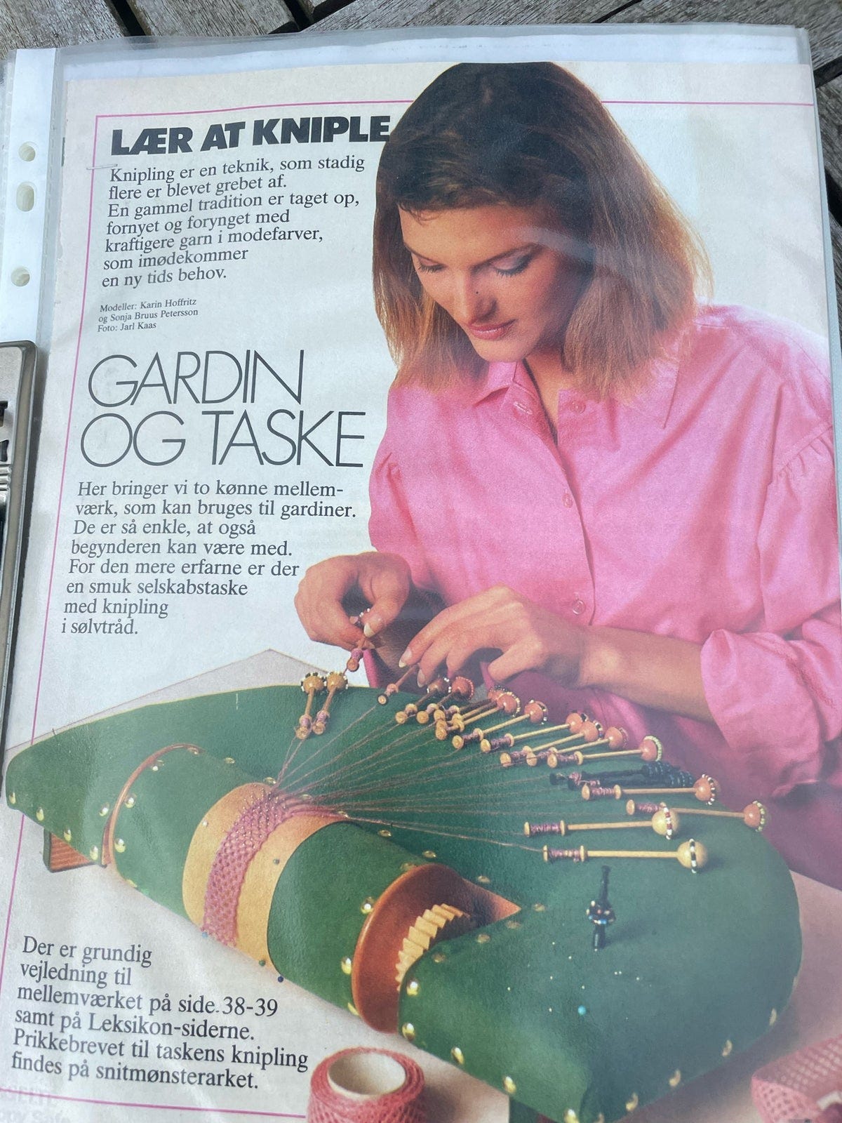 Knipling, Knipling sæt med mønster mappe | DBA