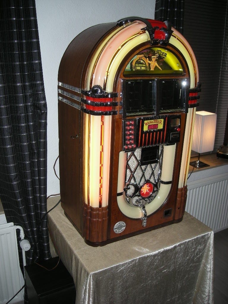Wurlitzer Princess Jukebox Jukeboks købes | DBA