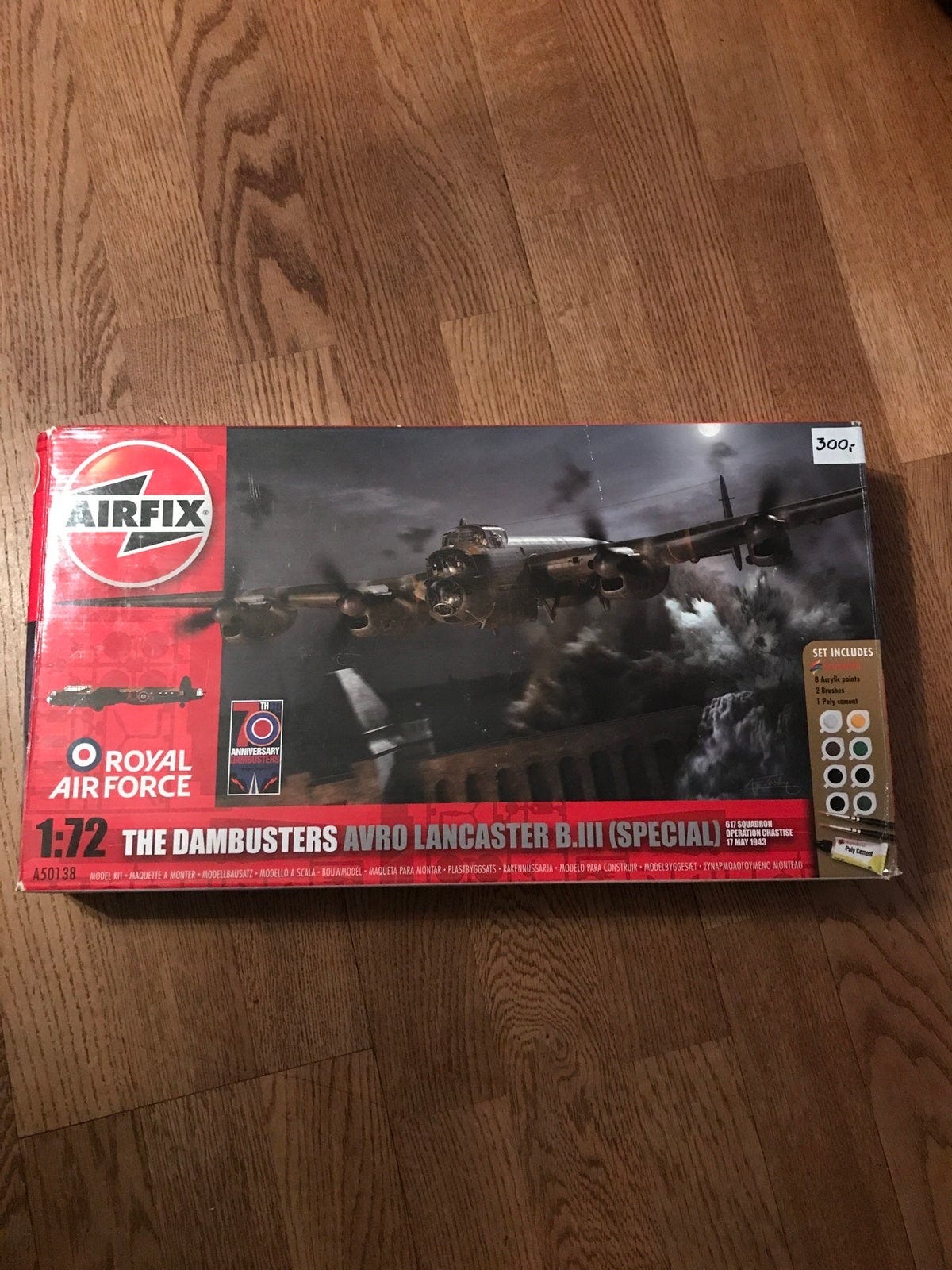 Byggesæt, Airfix The Dambuster Avro Lancaster B.III (Speciel), skala 1/ ...