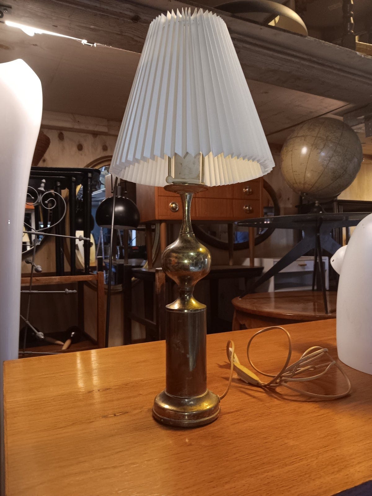 Anden bordlampe, Messing lampe | DBA