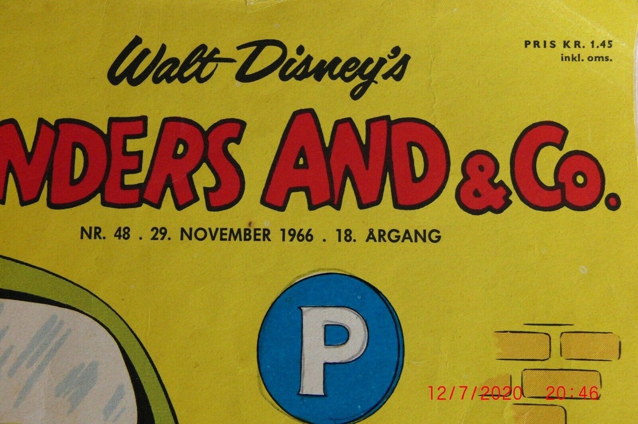 Anders And & Co, Walt Disney, Tegneserie | DBA