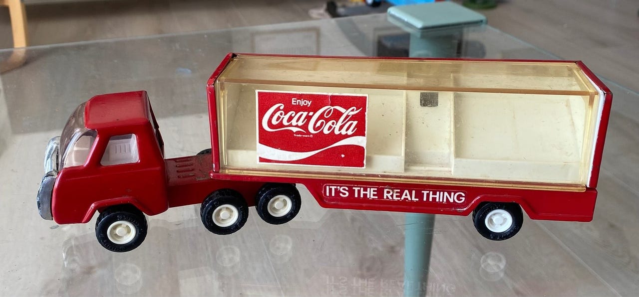 Modelbil, Buddy L Coca Cola Lastbil | DBA