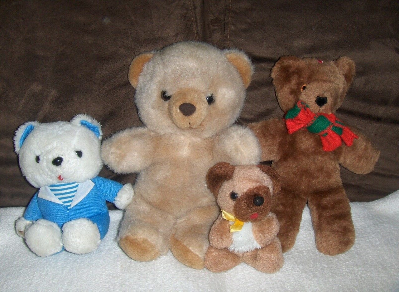 BAMSER: BJØRNE BAMSE LOT - 4 STK. | DBA