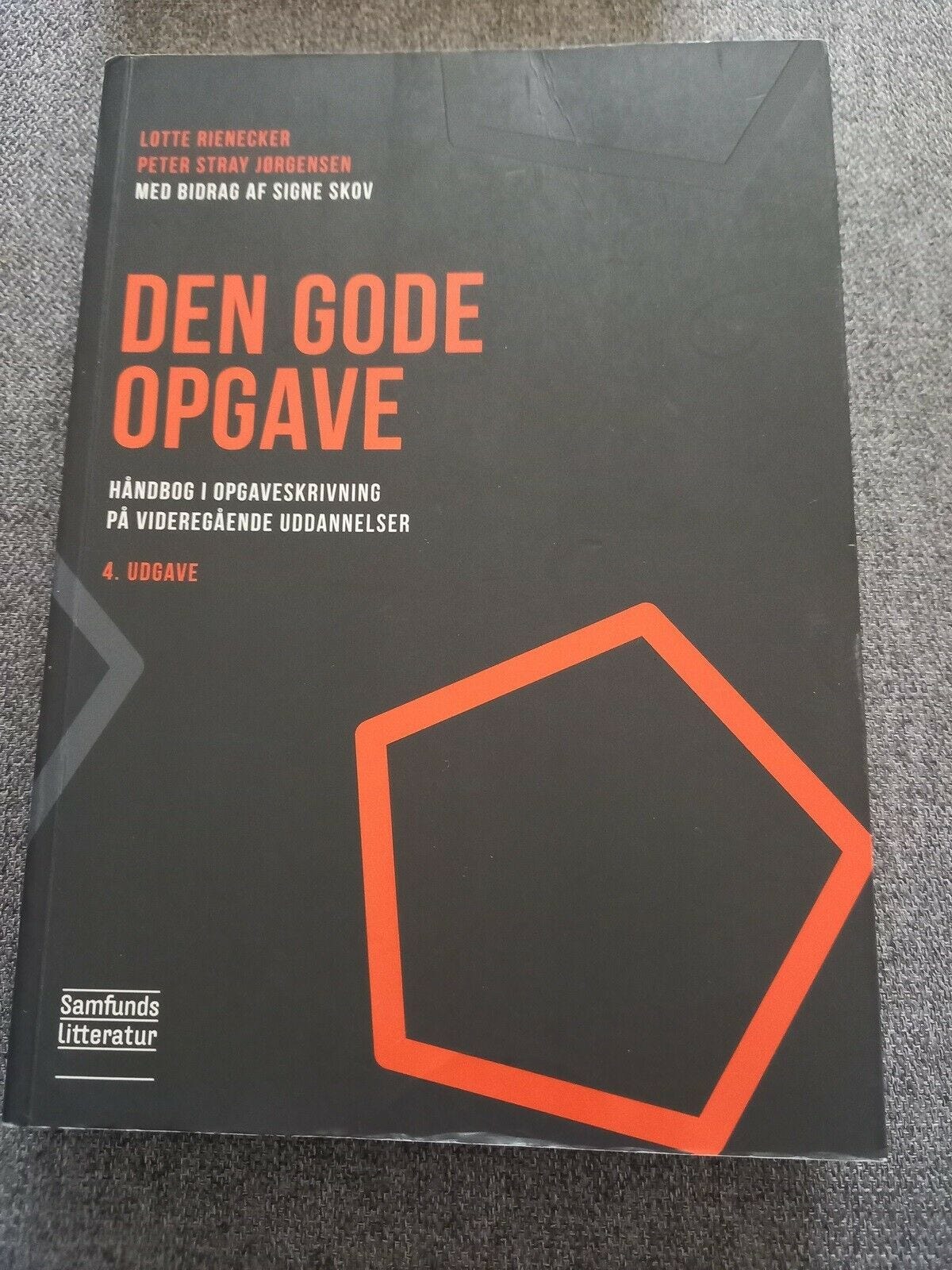 Den gode opgave, Lotte Rienecker og Peter Stray Jørgensen, emne: anden ...