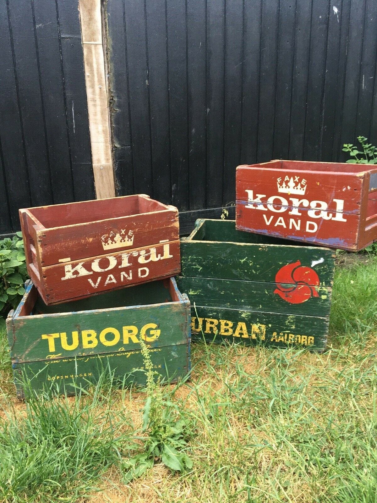 Fed gammel trækasse, Koral/Tuborg/Urban FRA 249,-/stk | DBA