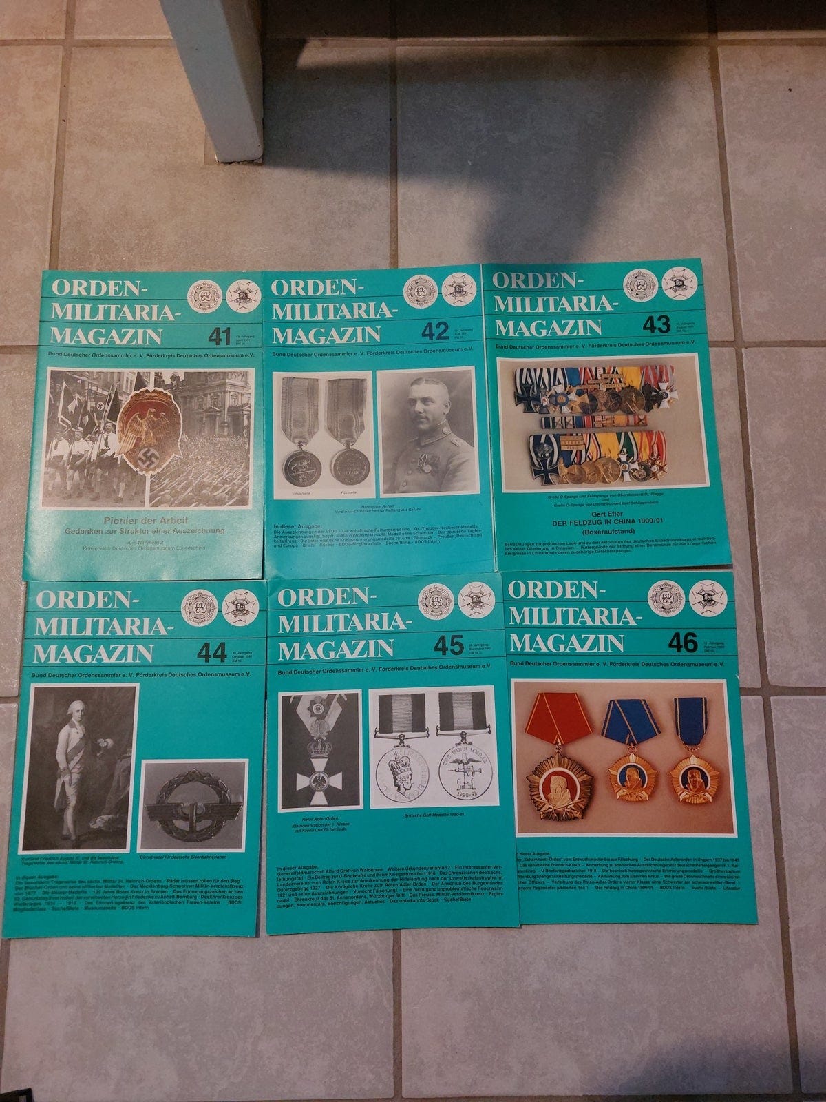 ORDEN-MILITARIA-MAGAZIN., emne: hobby og sport | DBA